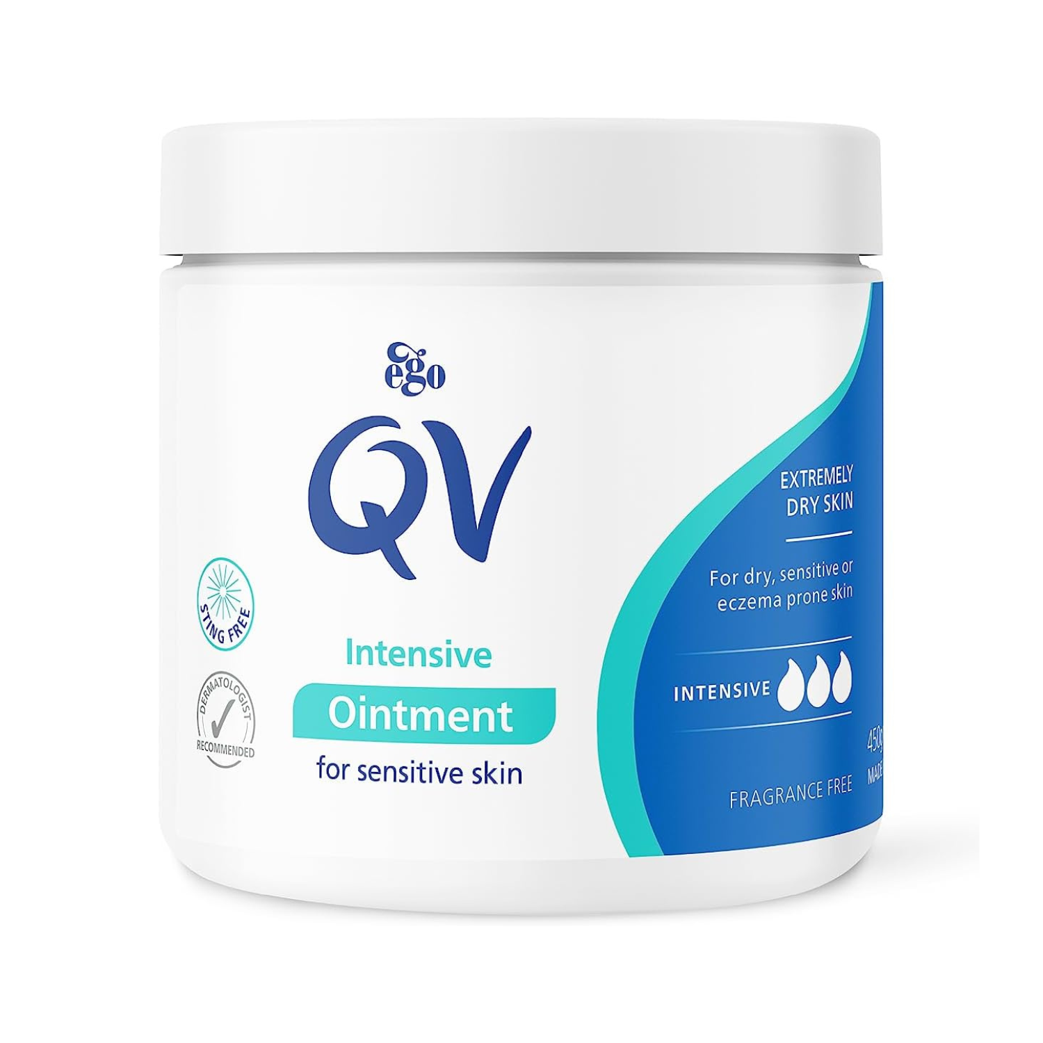 QV Intensive Ointment for Dry and Sensitive Skin – 450g – بيوتي تايم