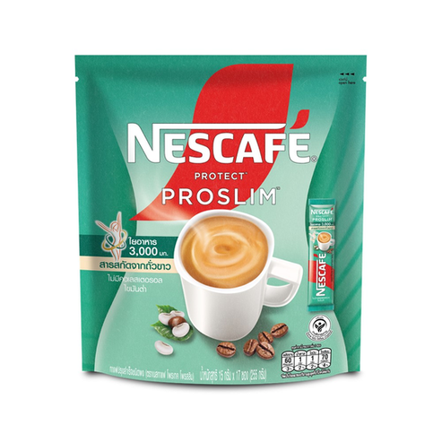 Nescafe Pro Slim Instant Coffee for Fat Burning 17 Sachets - 255g ...