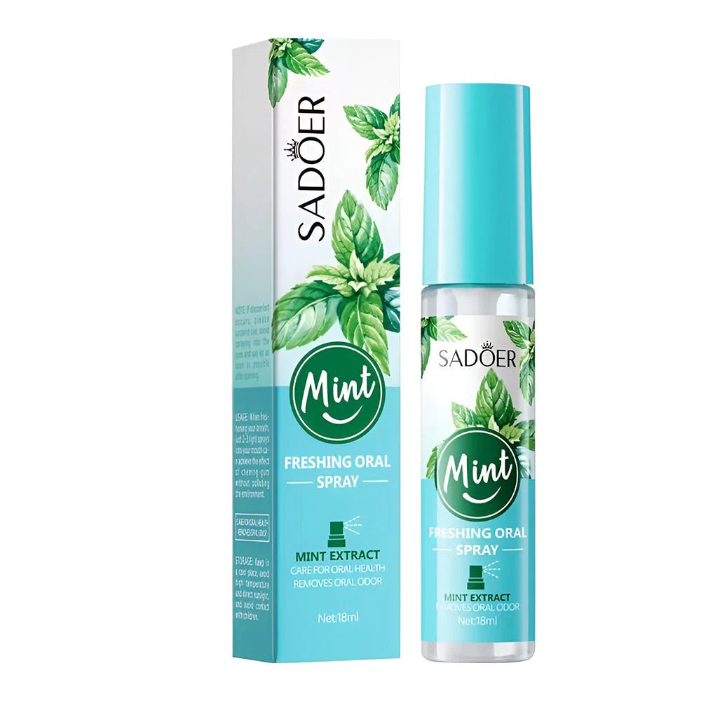 Sadur Refreshing Mint Mouth Spray – 18ml – بيوتي تايم